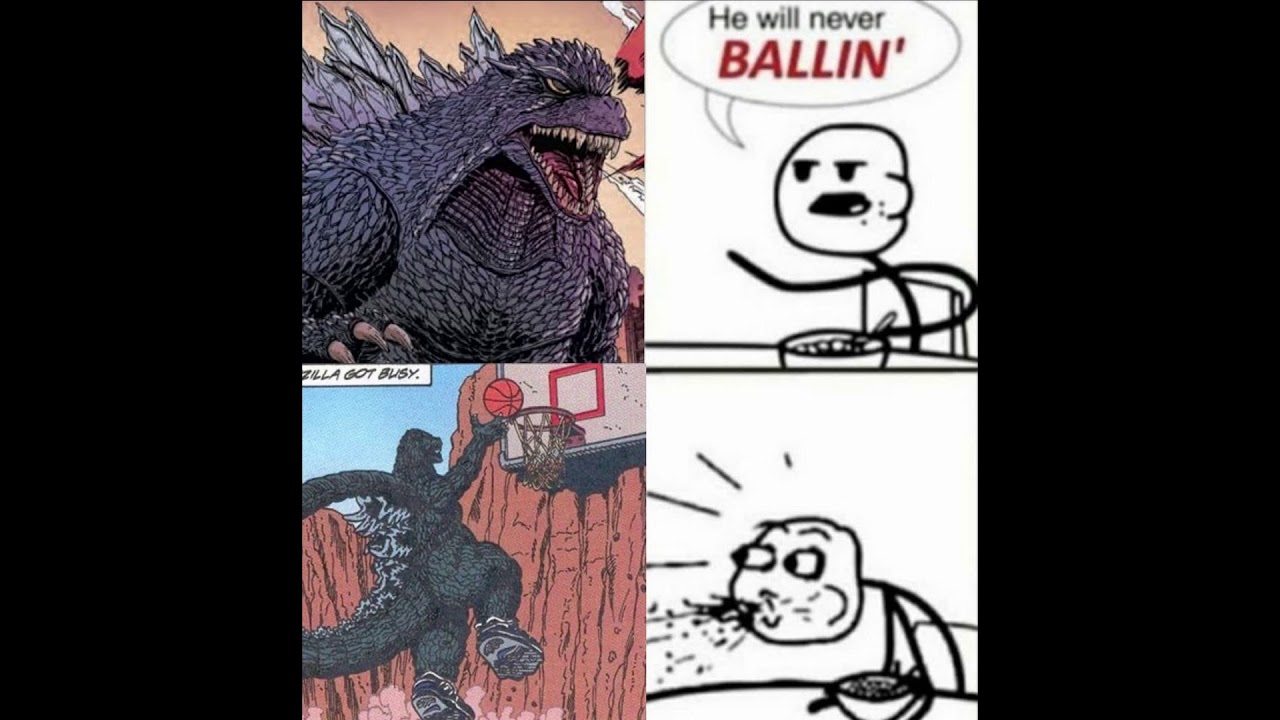 wtf godzilla ballin - YouTube