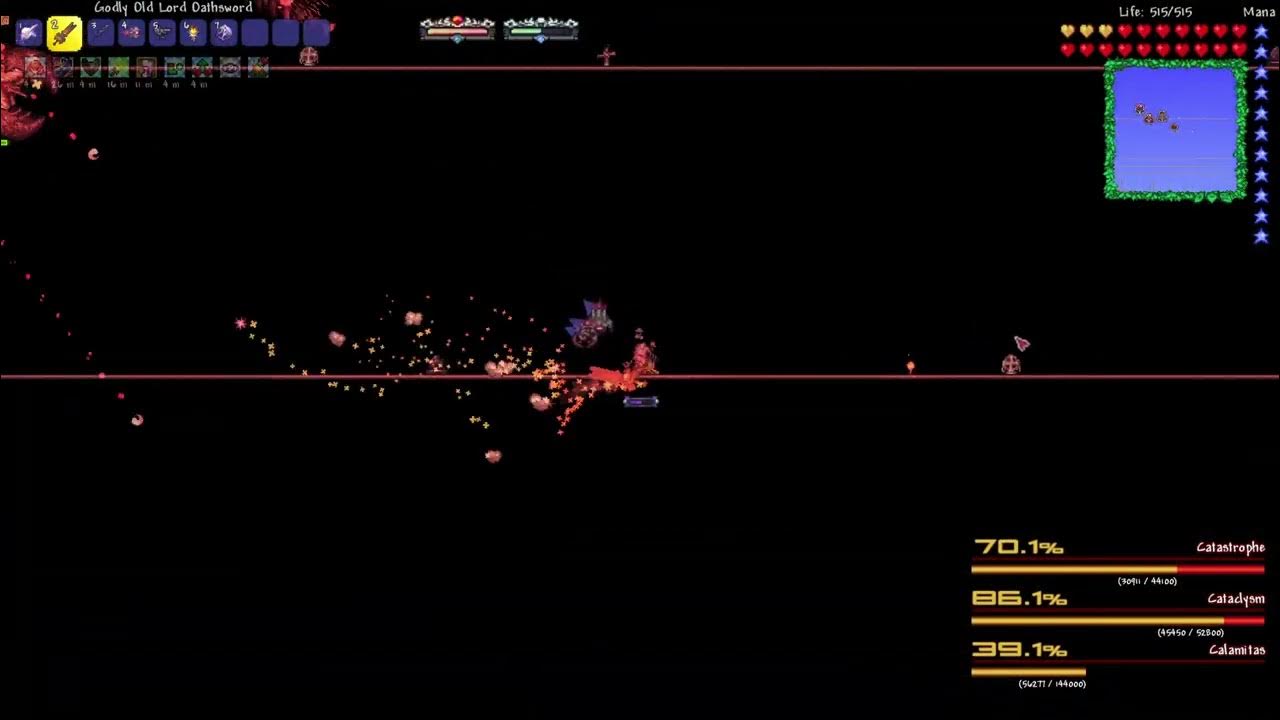 Highlight: Terraria Calamity mod Master Malice FTW - YouTube