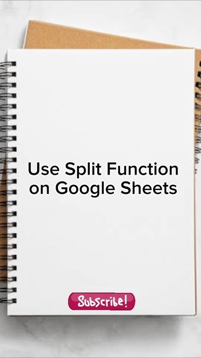 How to use SPLIT FUNCTION in Google Sheets #spreadsheetmagic #excel #googlesheets # ...