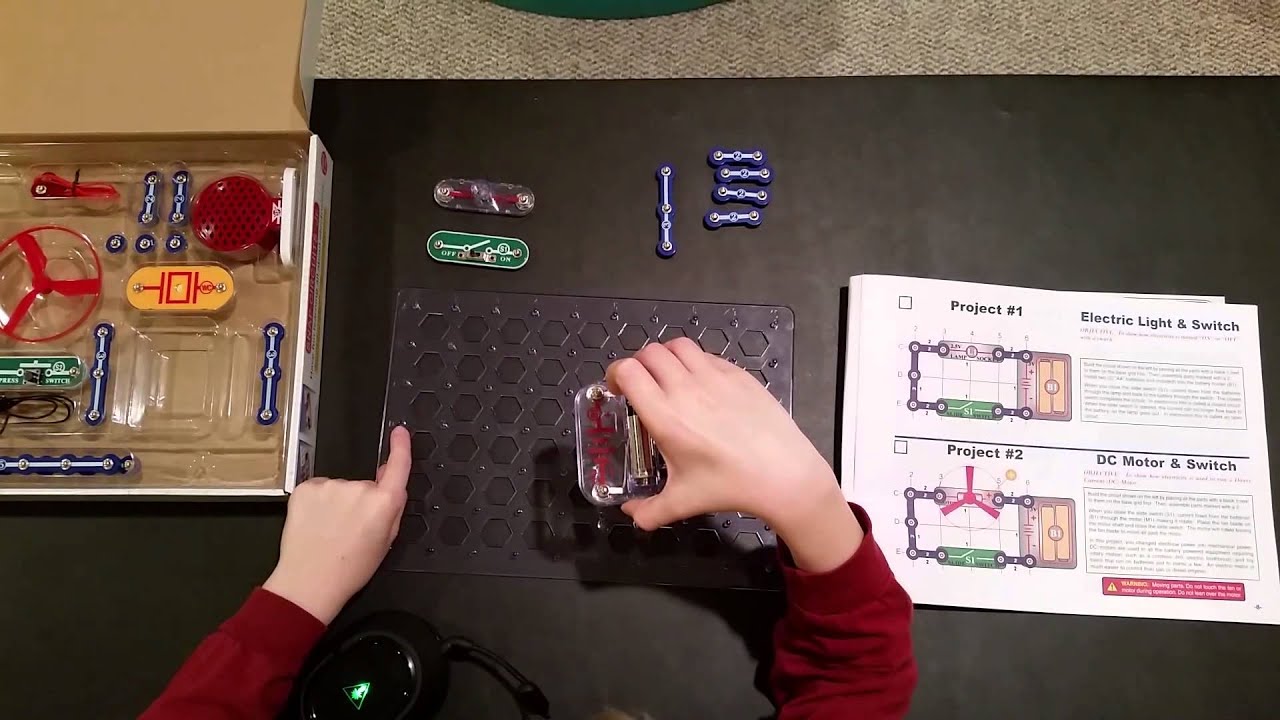Snap Circuits Jr - Project 1 - YouTube