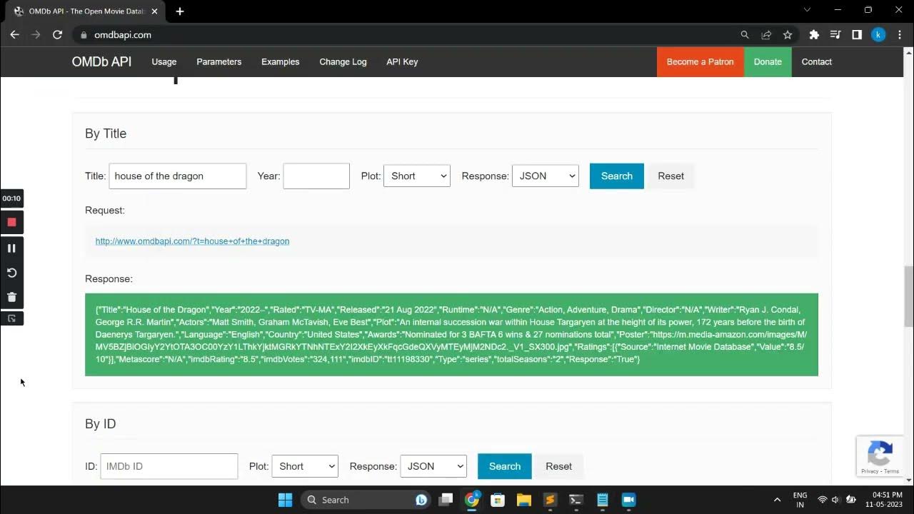 Download movie/series posters using OMDB API with Python - YouTube