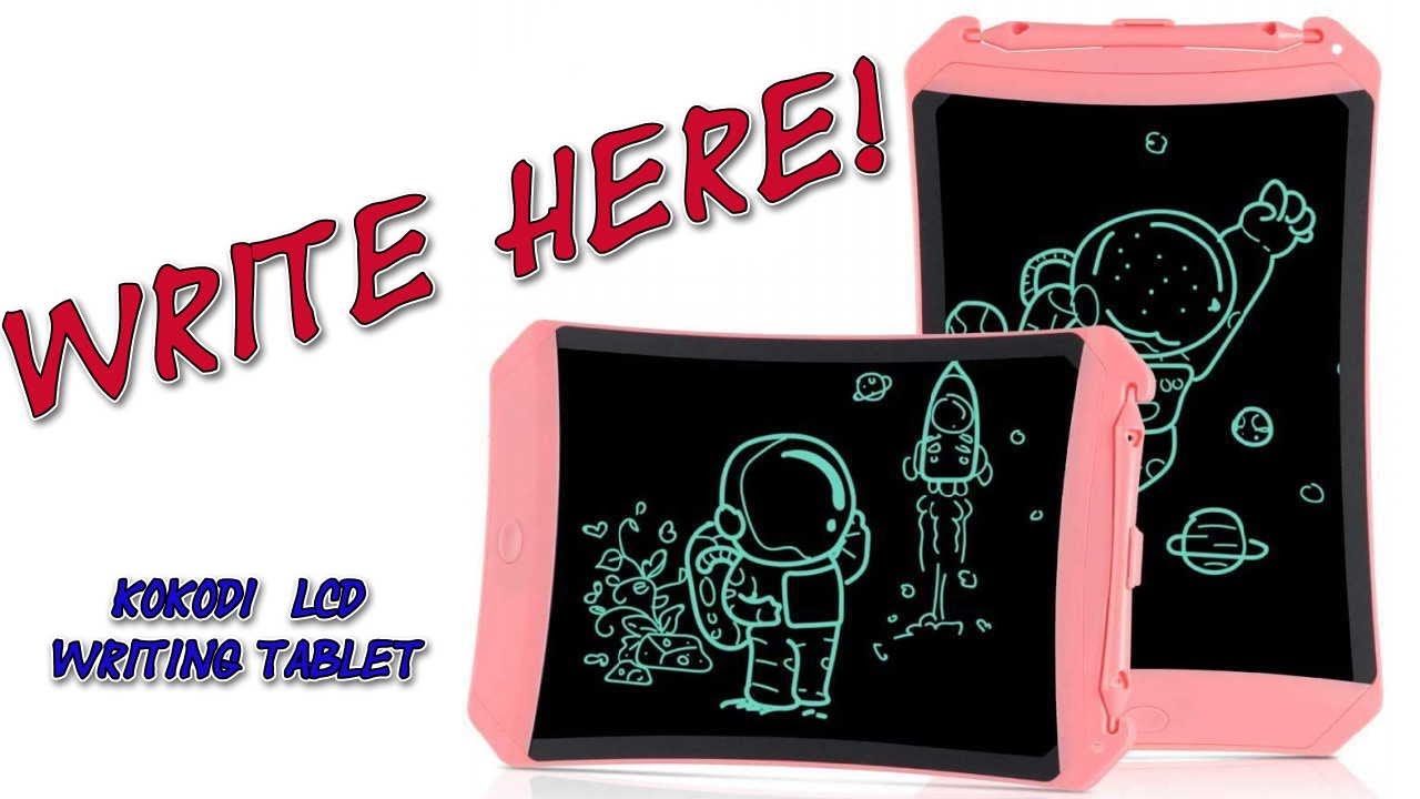 KOKODI LCD Writing Tablet - YouTube