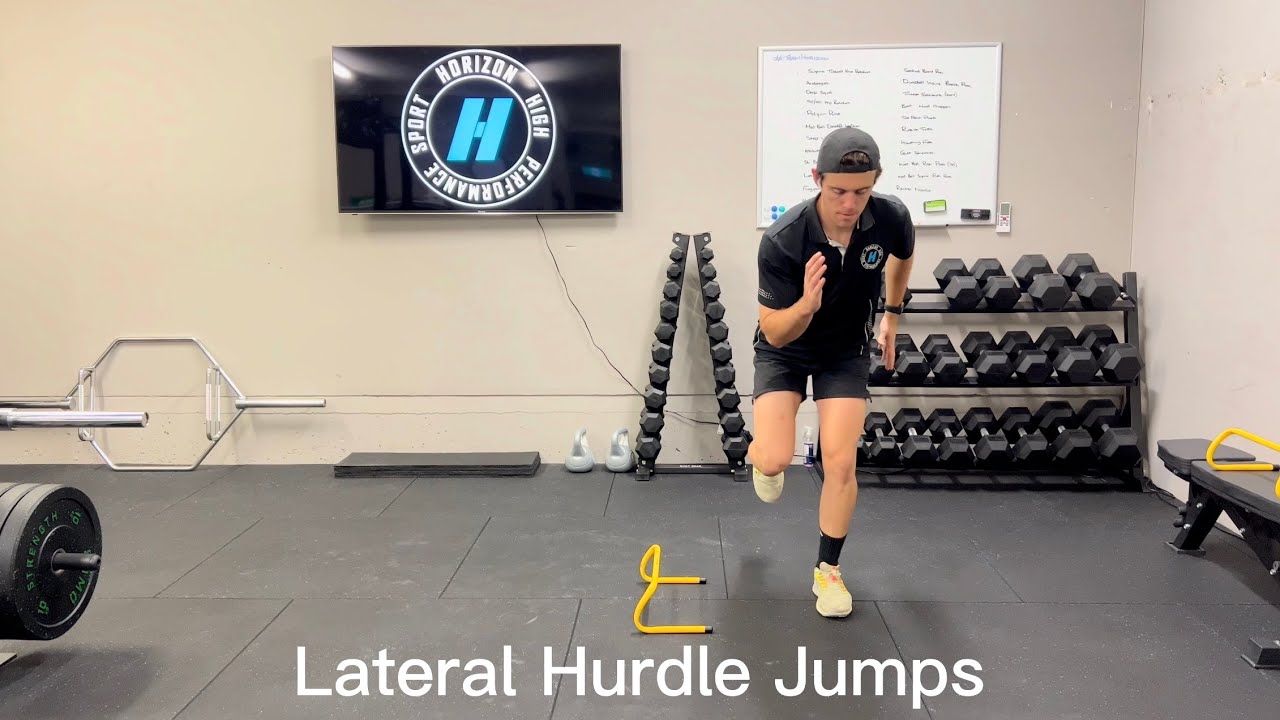 Lateral Hurdle Jumps - YouTube
