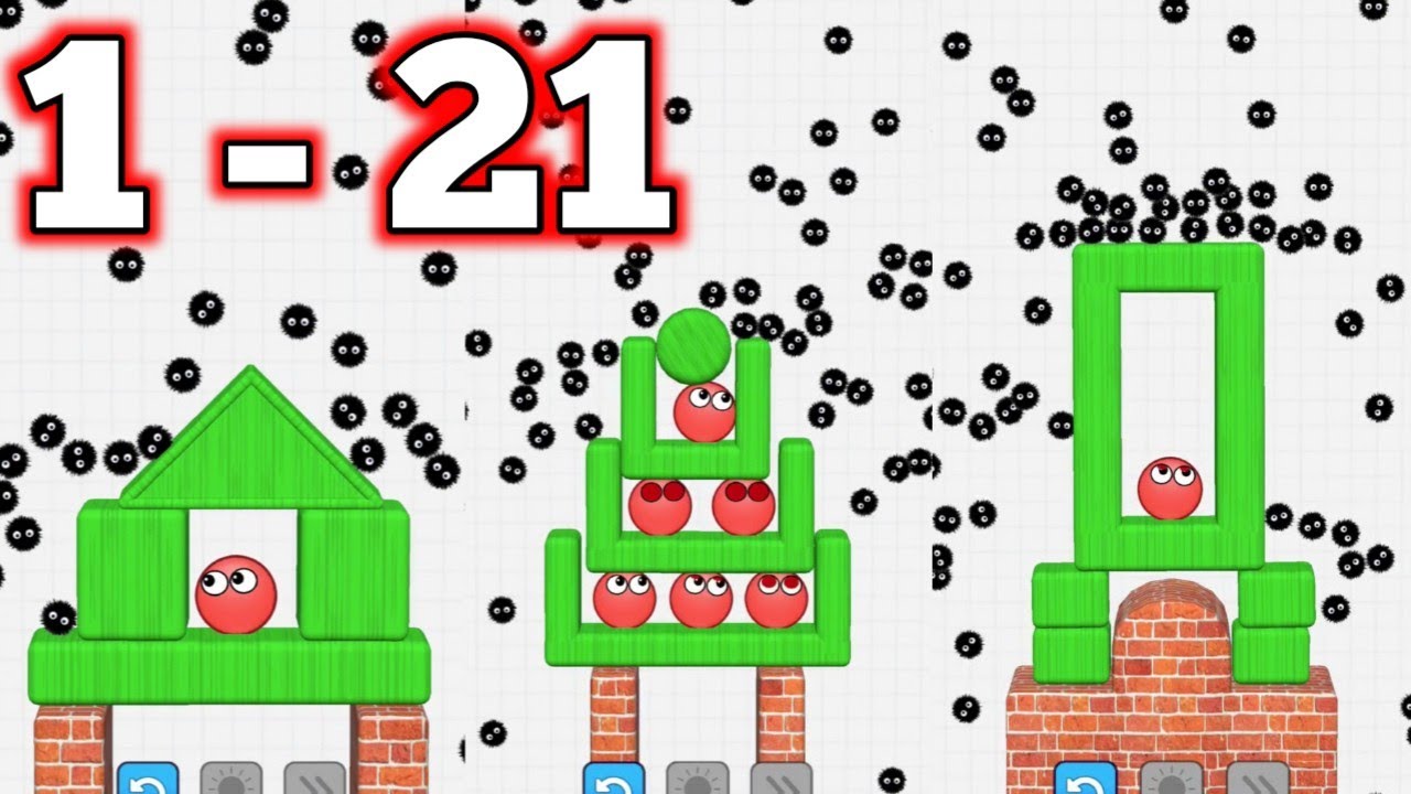 Hide Ball: Brain Teaser Games | Level 1 - 21 | Hide Ball Gameplay FHD ...