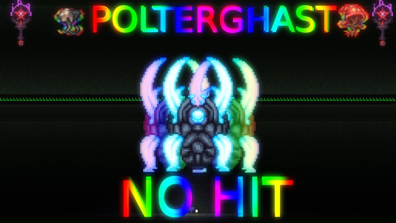 Terraria Expert Death Nostalgic Full Shroomed Polterghast nohit - YouTube