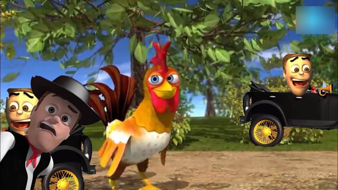 Negro El Auto bochinchero divertirse en la granja con animales - YouTube