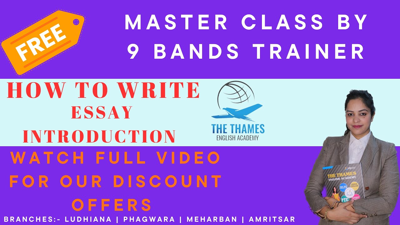 Master Class on How To Write Essay Introduction I IELTS Writing Tips ...