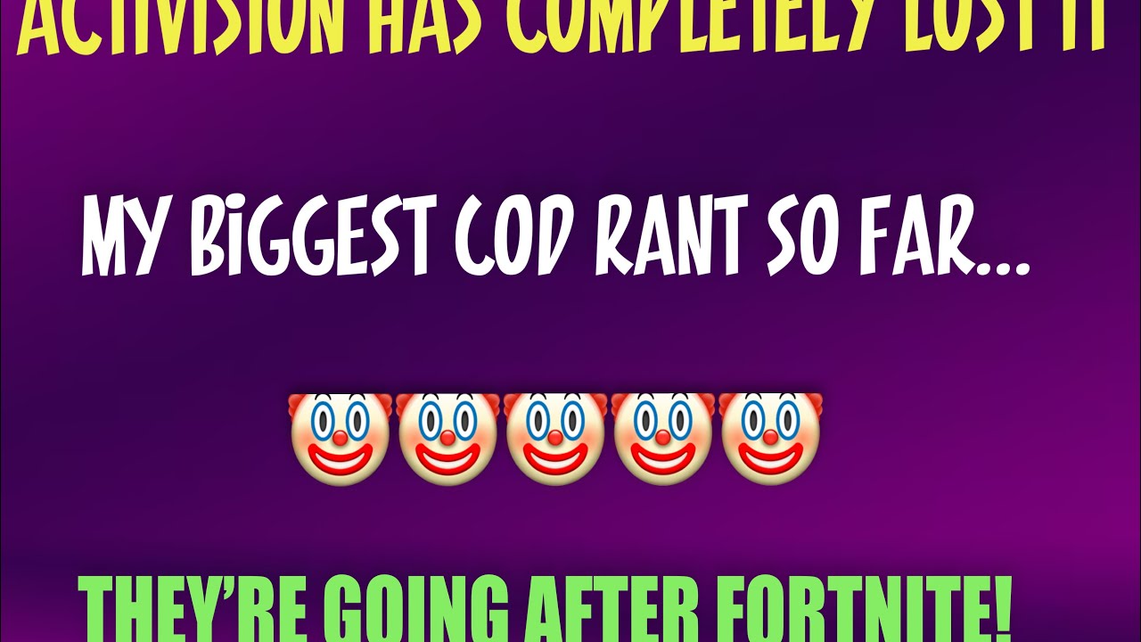 Activision is INSANE! DMCA Threats to Fortnite Map Creators! (COD RANT ...