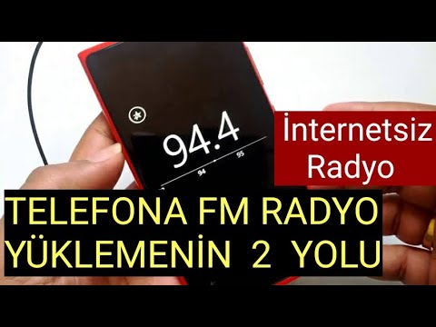 Android Telefona FM Radyo Yükleme! İnternetsiz Ücretsiz Radyo (Bedava Radyo APK)