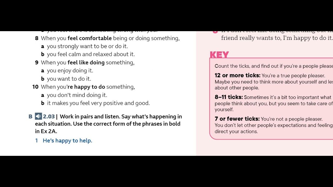 Speakout 3rd B1+, Audio 2.03, Lesson A, Unit 2 - YouTube