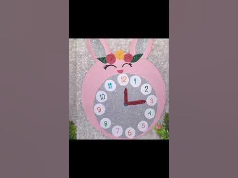 how to make clock model for school project - YouTube