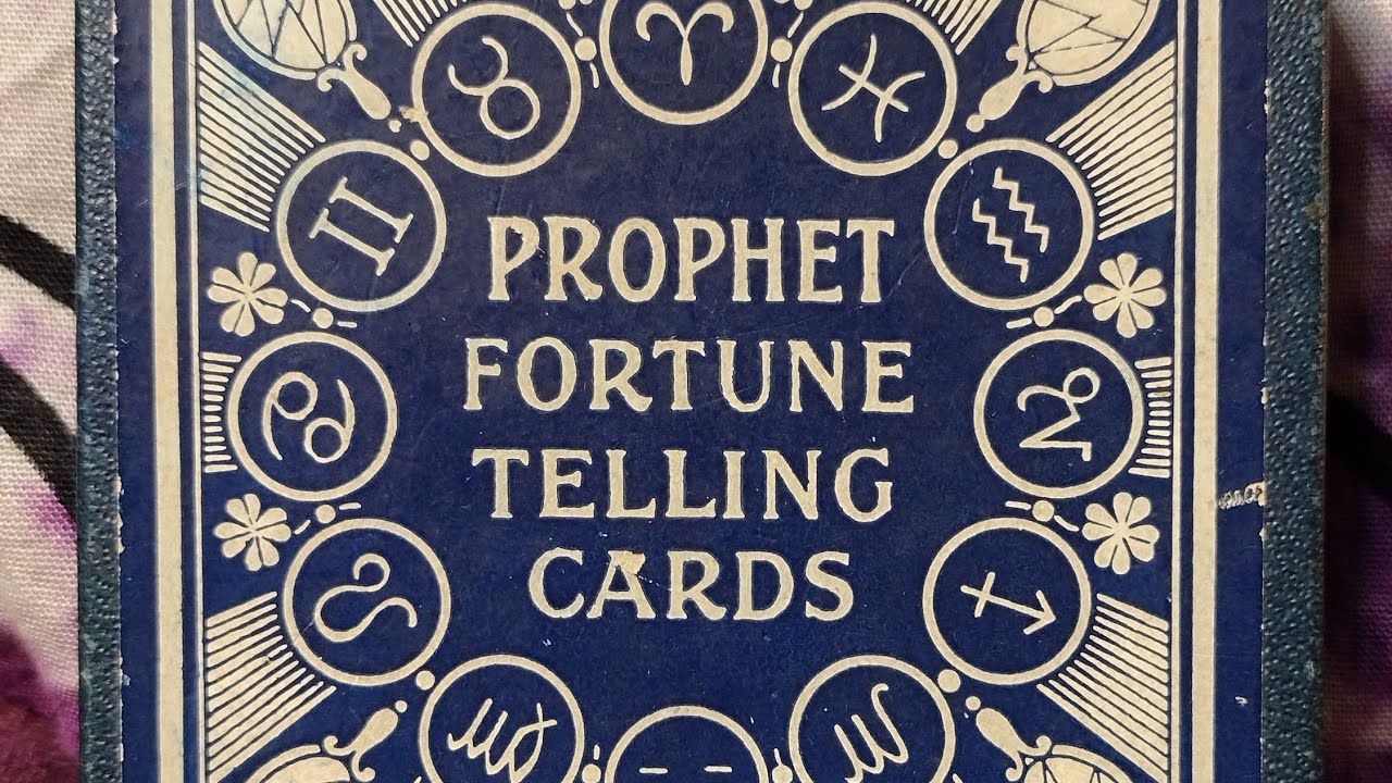 The Prophet Fortune Telling Cards Antique with No Date - YouTube