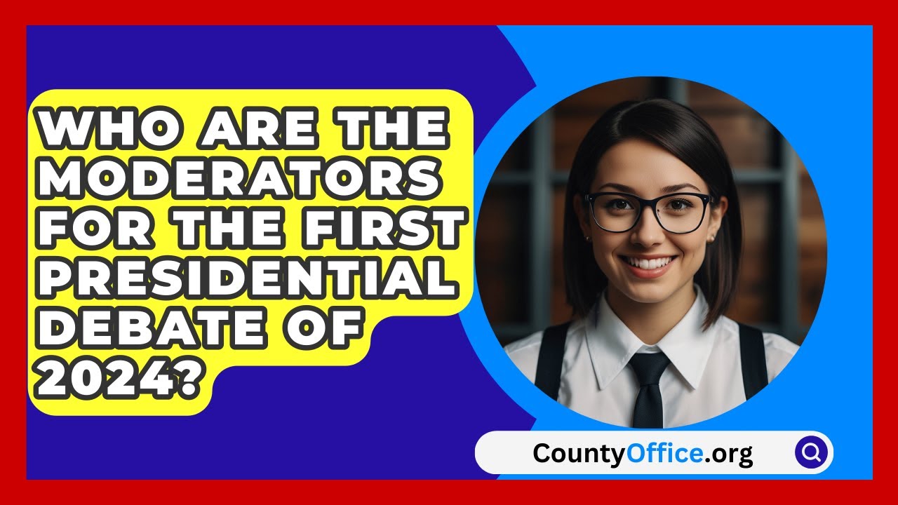 Who Are the Moderators for the First Presidential Debate of 2024 ...