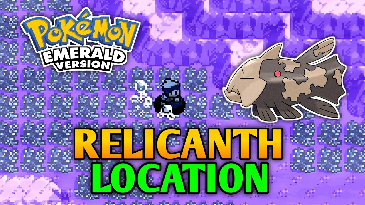 How To Catch Relicanth In Pokemon Emerald | Relicanth Location - YouTube