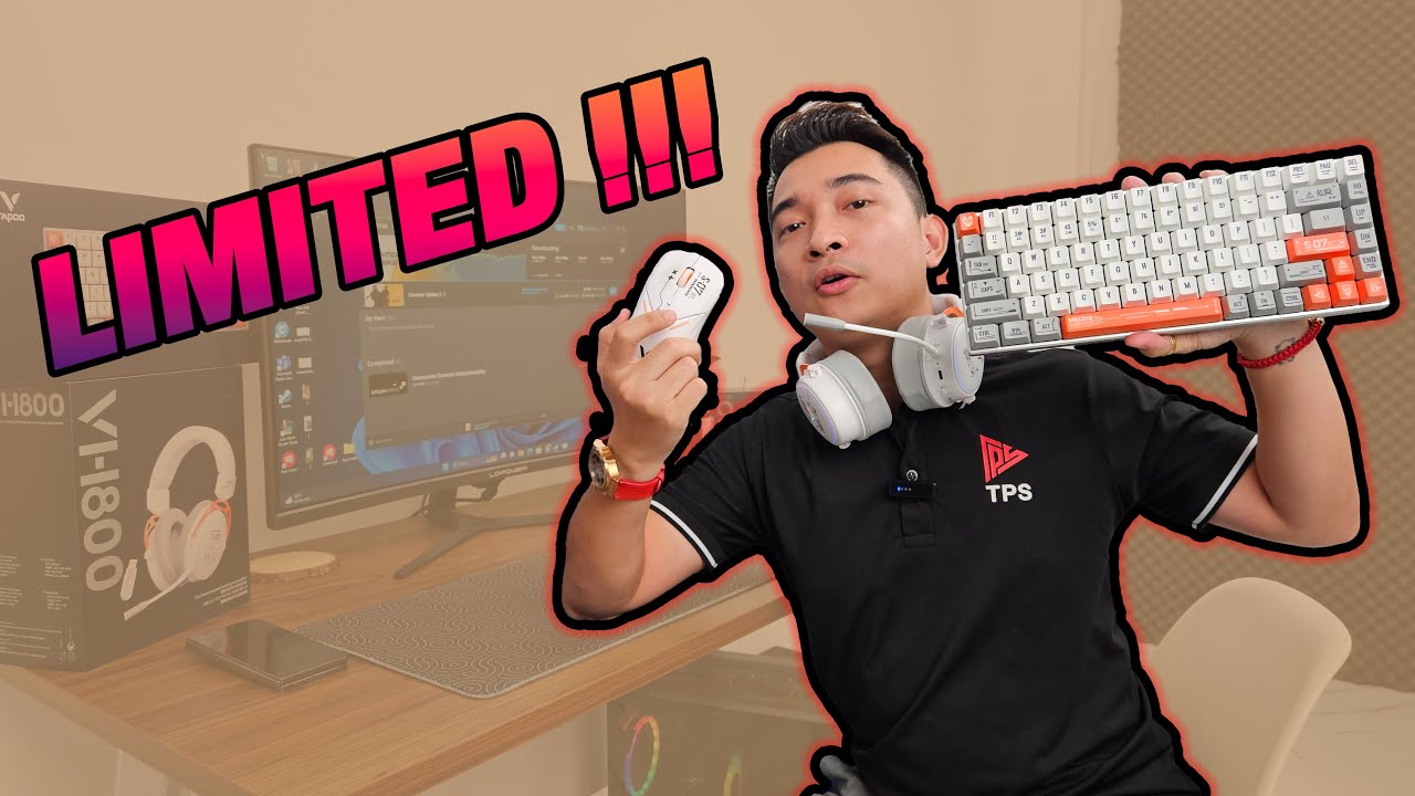 Trải nghiệm combo Gear Limited "SIÊU ĐẸP" của Rapoo !!! - YouTube