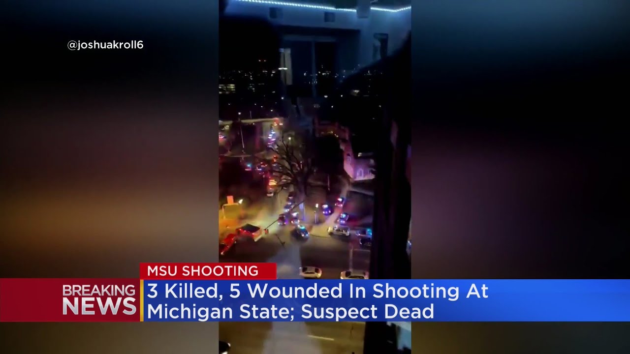 3 people killed, 5 wounded in shooting at Michigan State University ...