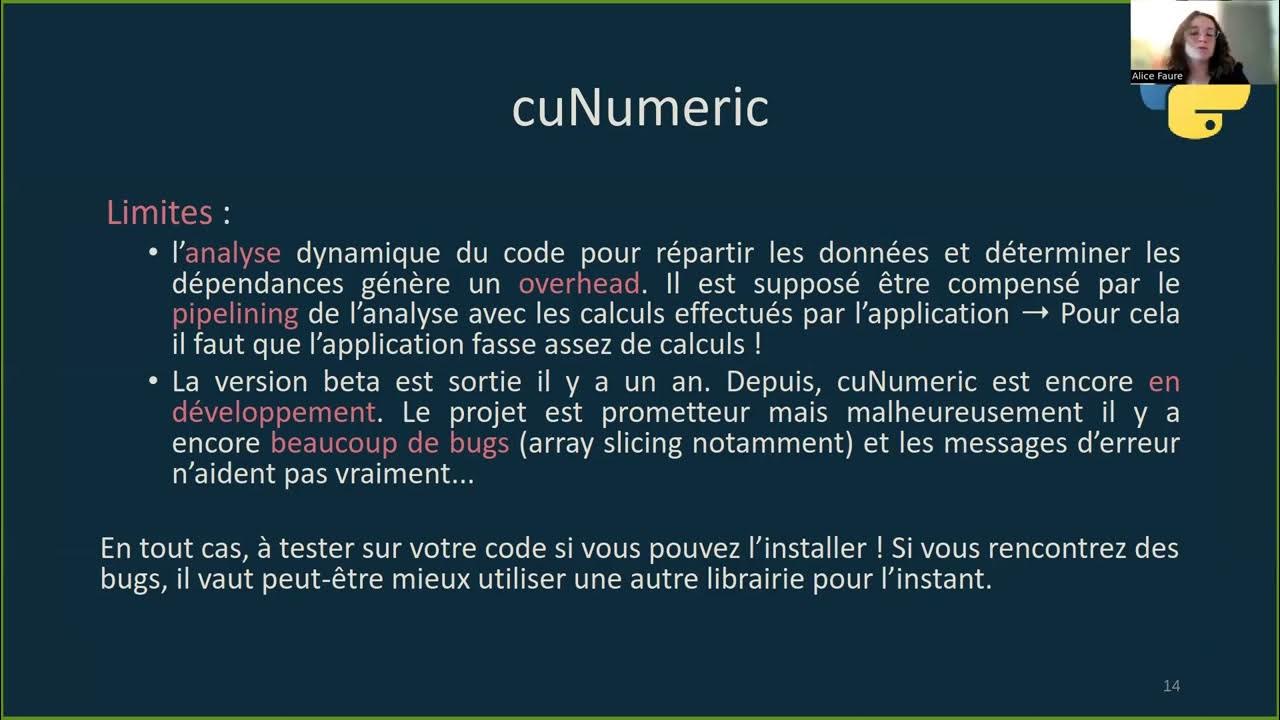 Python sur GPU : cunumerics / Legate / Tensorflow - Webinaire - YouTube