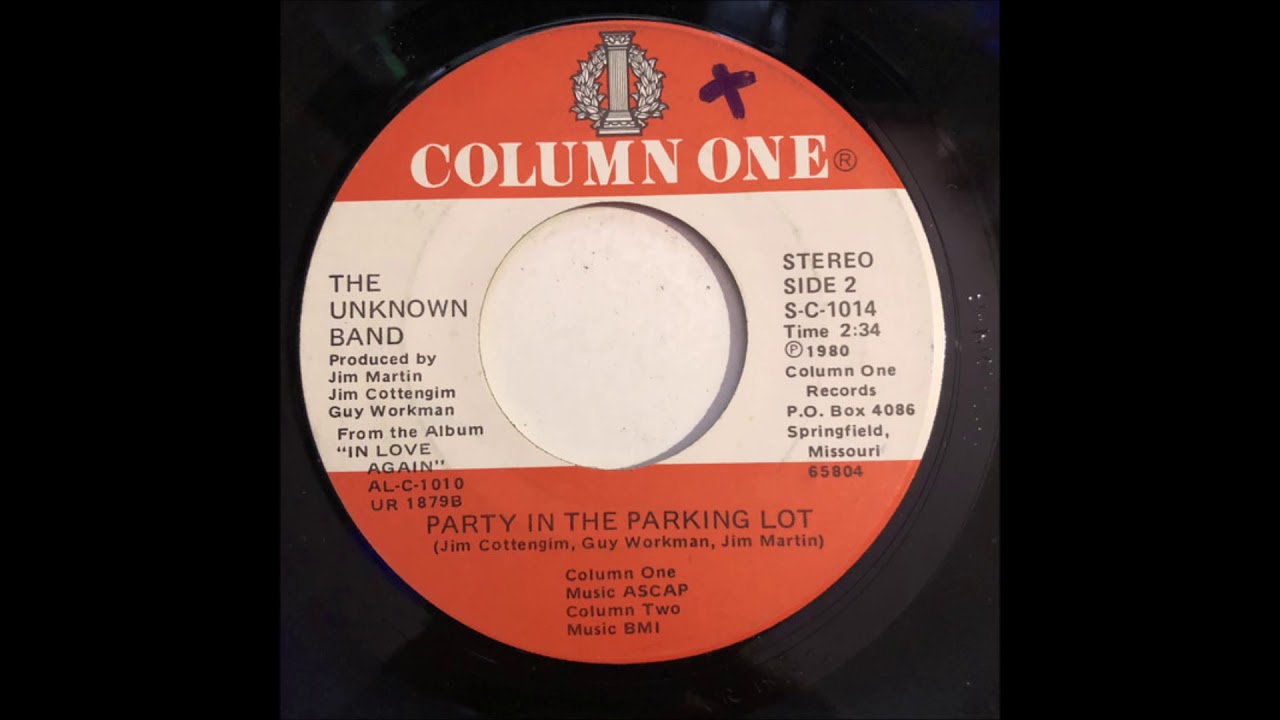 The Unknown Band - Party In The Parking Lot (1980) - YouTube