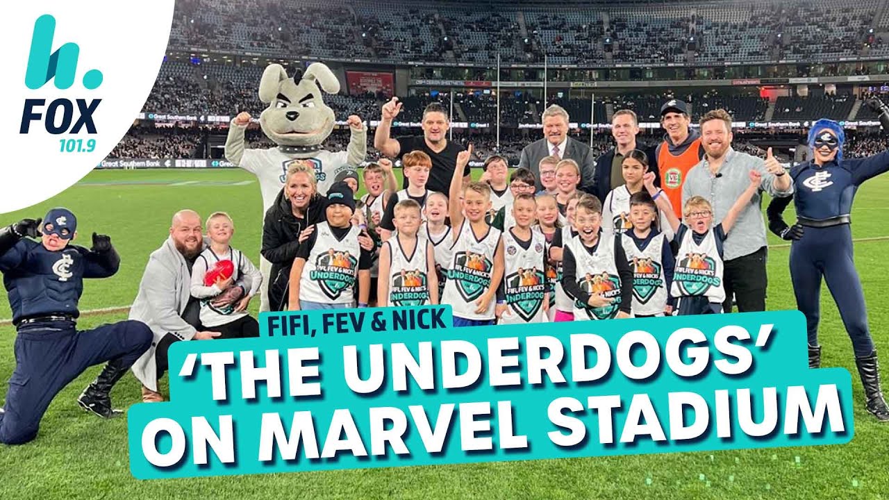 'The Underdogs' take on Marvel Stadium to combat bullying | Fifi, Fev ...