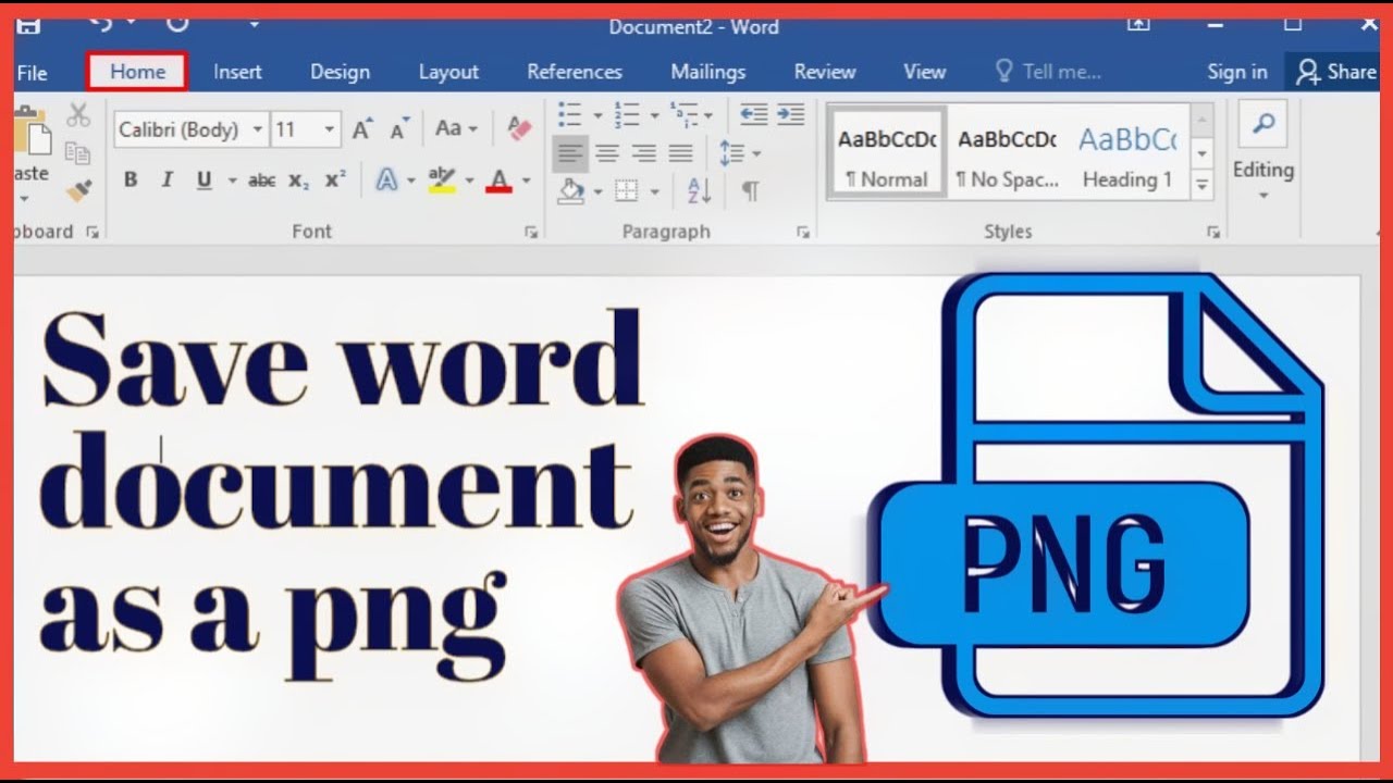 How to Save Word Document as a PNG | Easy Step-by-Step Guide - YouTube