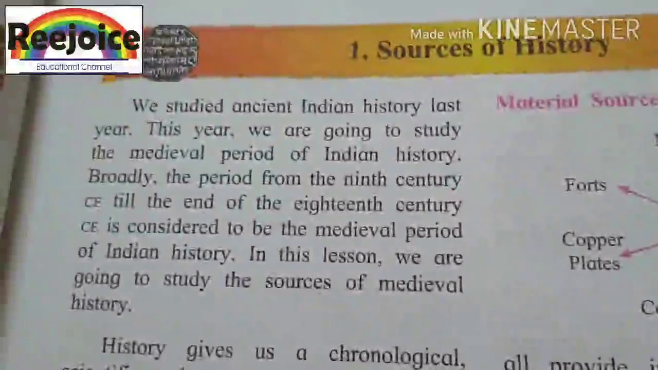 7th history chapter 1 sources of history higher english - YouTube