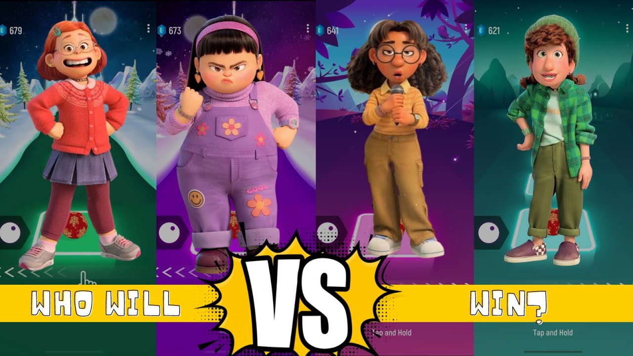 Turning Red: Meilin Lee vs Abby Park vs Priya Mangal Dewan vs Miriam ...