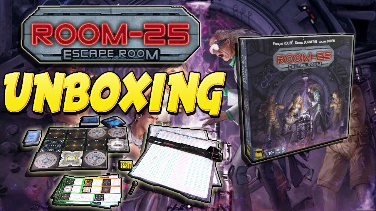 Room 25 Escape Room- Unboxing Español- Tu Turno - YouTube