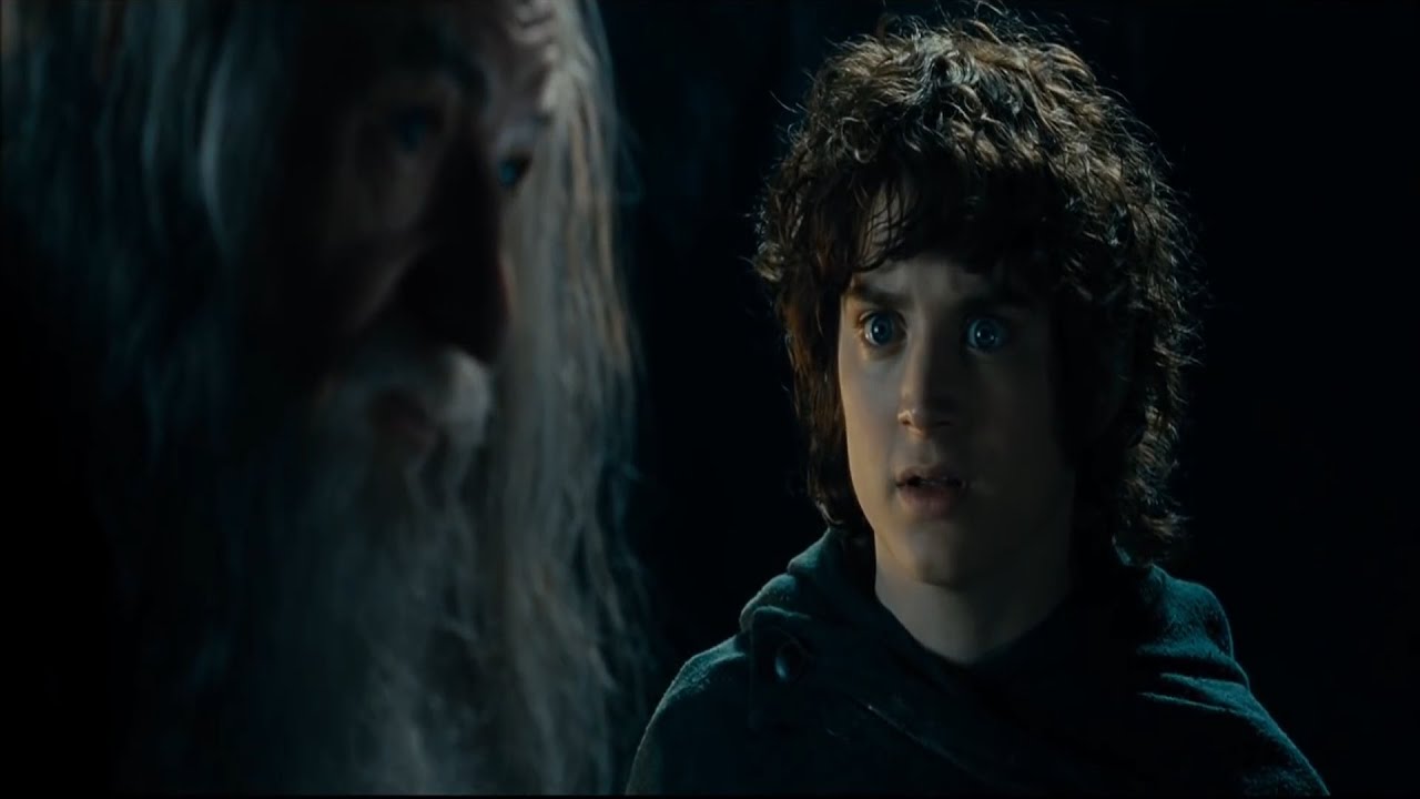 LOTR The Fellowship of the Ring - Extended Edition - Gandalf speaks to ...