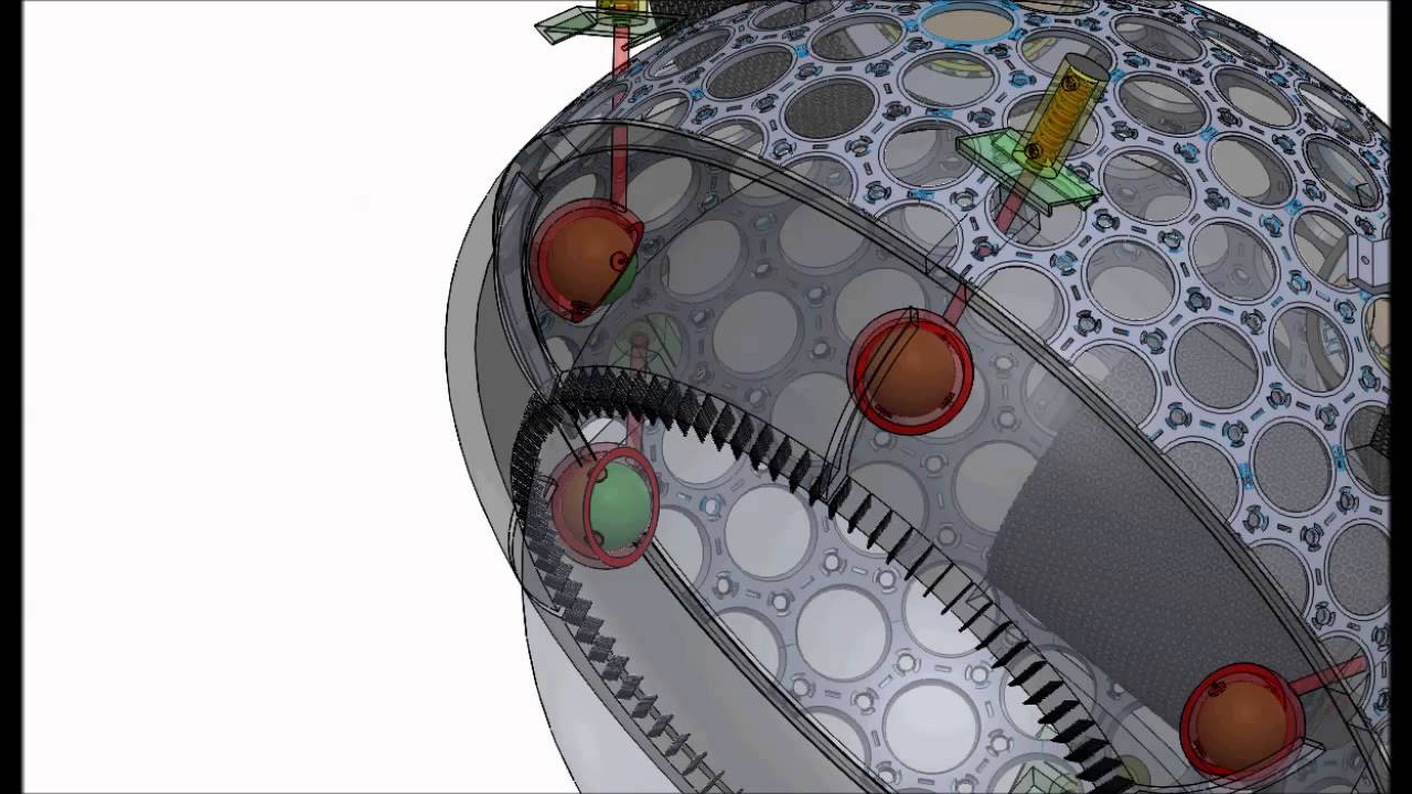 sphere motor wheel omnidirectional (electric) BALLBOT "OMNI-BOT" OMNI ...