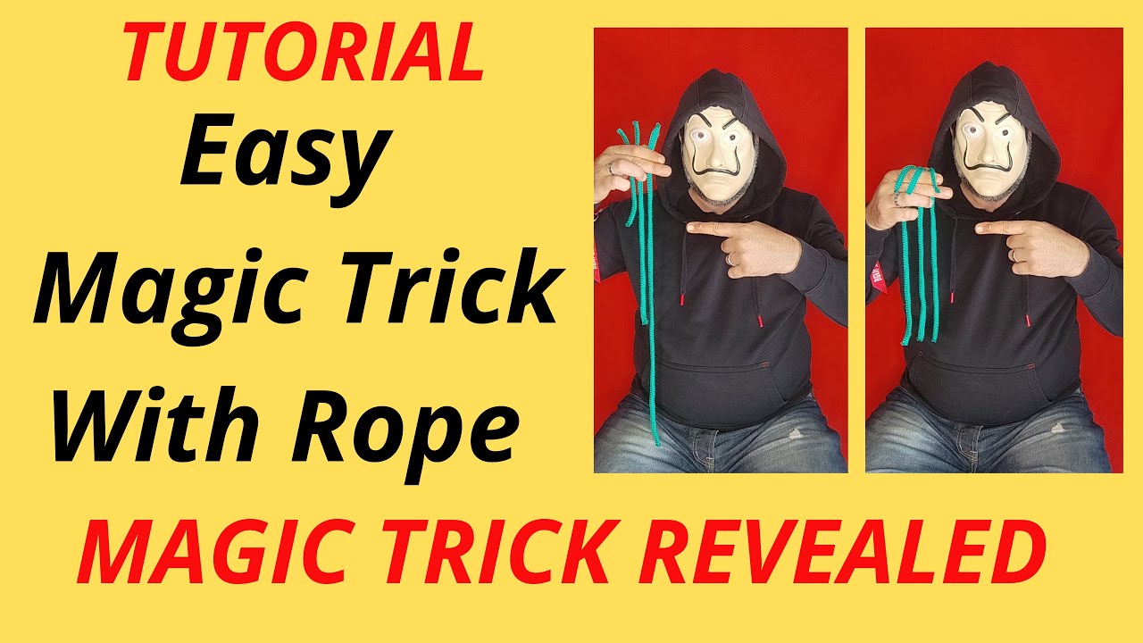 Easy Magic Trick With Rope Tutorial / Magic Trick Revealed - YouTube