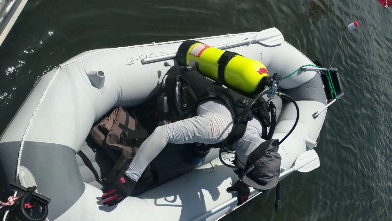 How to dive from Bestway Hydro-Force Marine Pro - YouTube