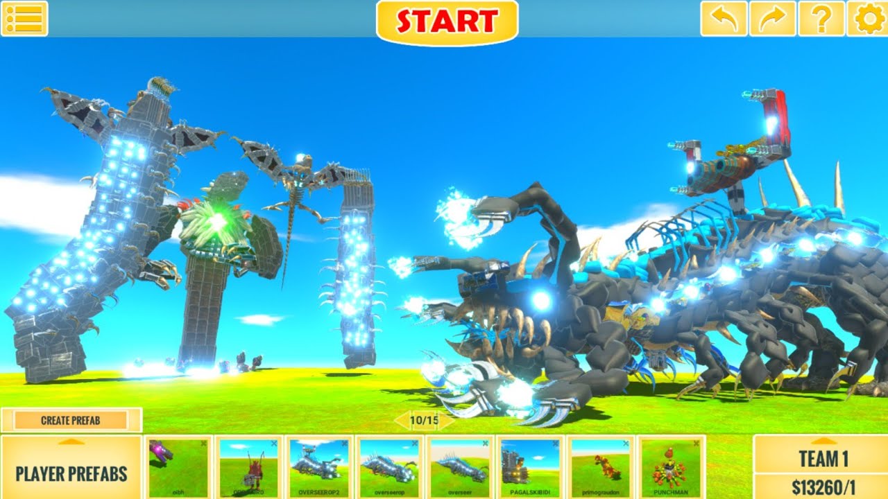 GODZILLA GOD vs OVERSEER in ARBS | Animal Revolt Battle Simulator - YouTube