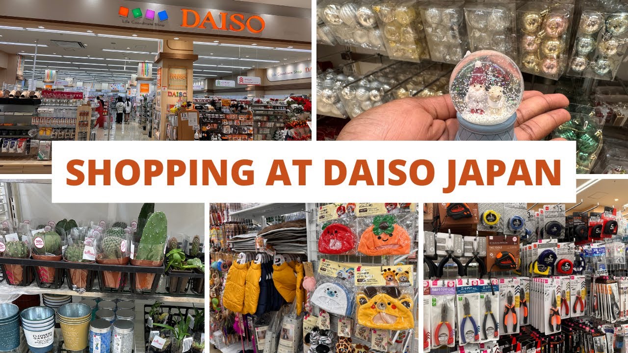 Shopping at Daiso Japan - 100 yen store - YouTube