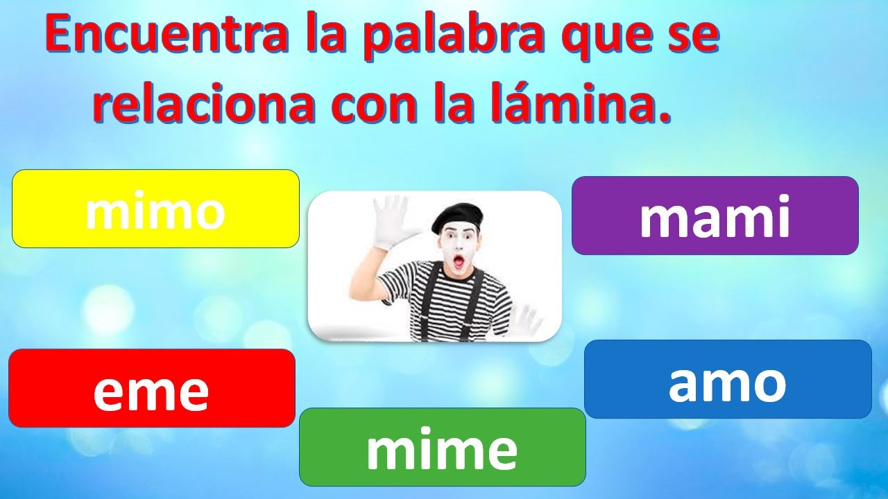 LETRA M #4 A LEER PALABRAS CON LA M - YouTube