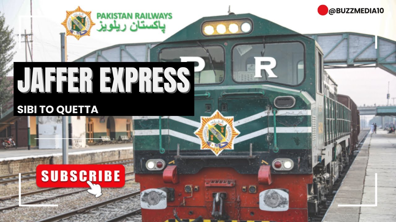 Jaffer Express 🚆 Sibbi to Quetta | Stunning Pakistan Railway Journey ...