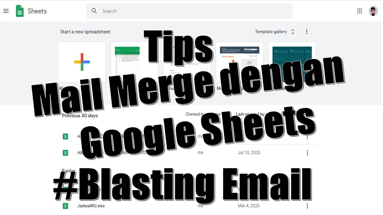 Mail Merge dengan Google Sheets # Cara Mudah Blasting Email - YouTube