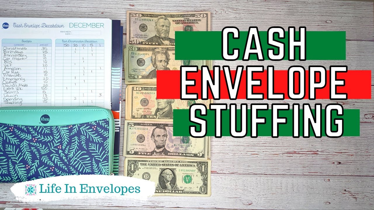 Cash Envelope Stuffing // Dec. Pay Check #2 // The Budget Mom // Plum ...
