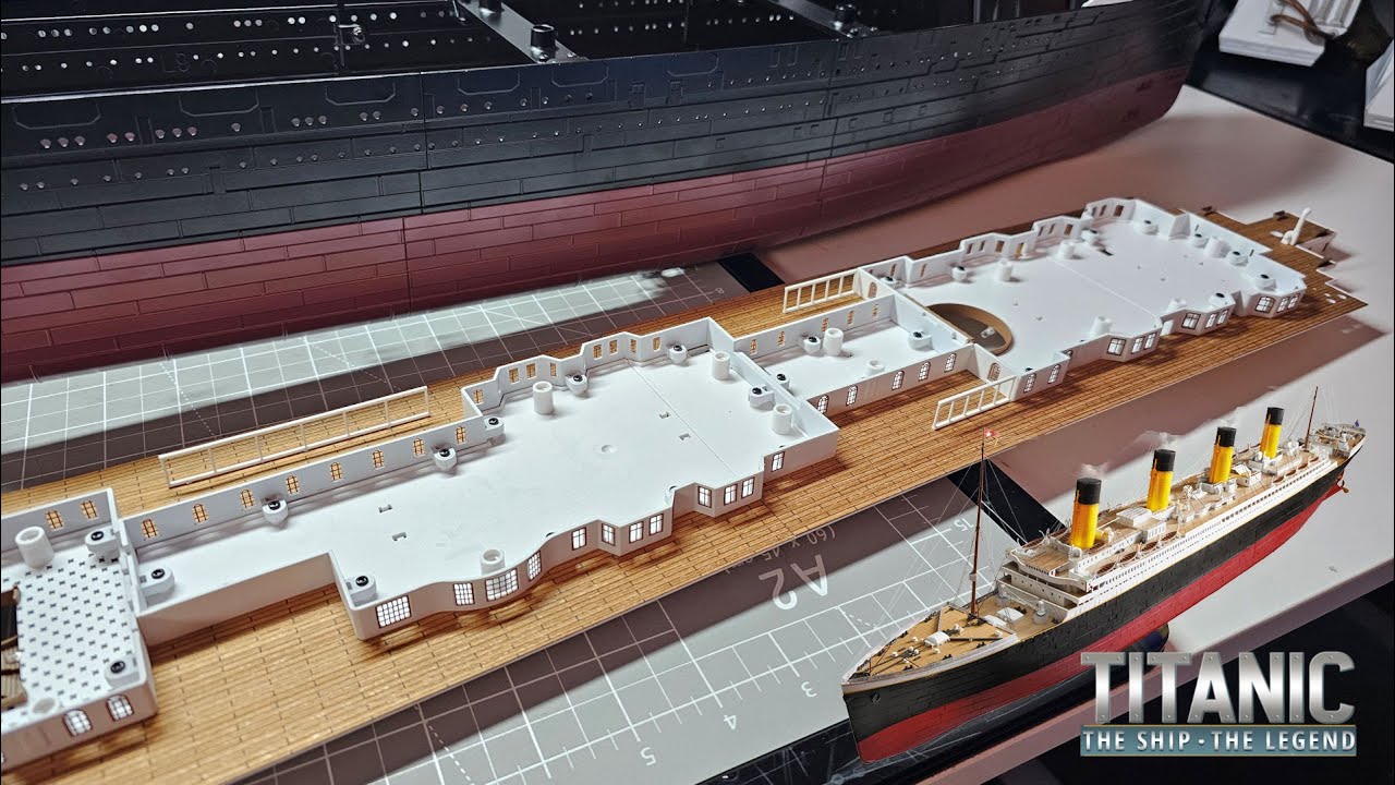 Agora Models Build the RMS Titanic - Pack 14 - Stages 75-80 - YouTube