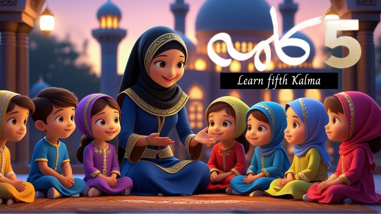 5 Panchwa Kalma | Istighfar | Islamic Kalimas in Arabic | learn Six ...