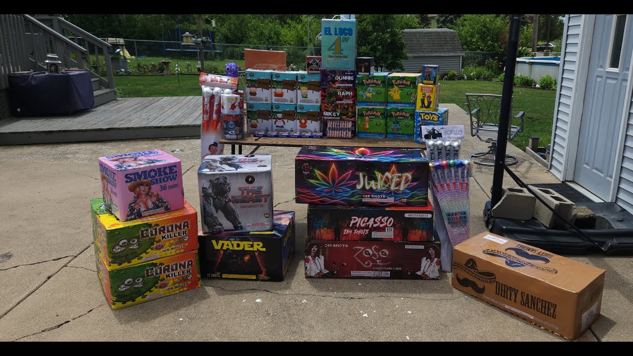 2024 Fireworks Stash Part 3 - YouTube