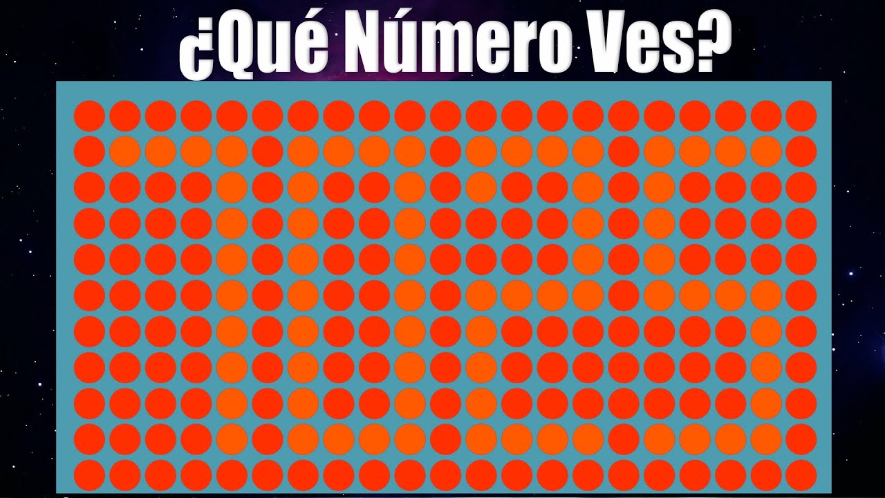 Solo 1 de cada 100 personas puede ver Los Números! #5 - YouTube