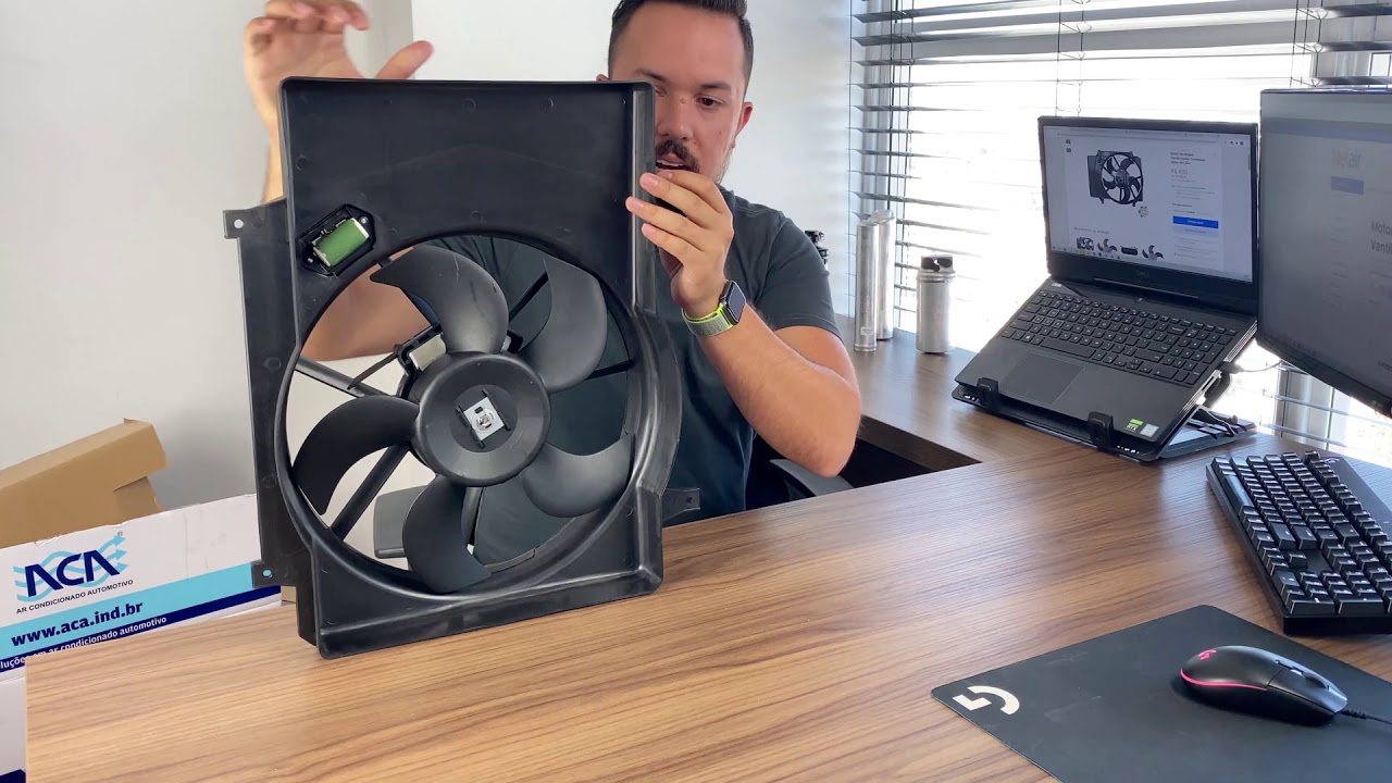 ELETRO VENTILADOR E RESISTENCIA AR CONDICIONADO VOLVO VM - YouTube