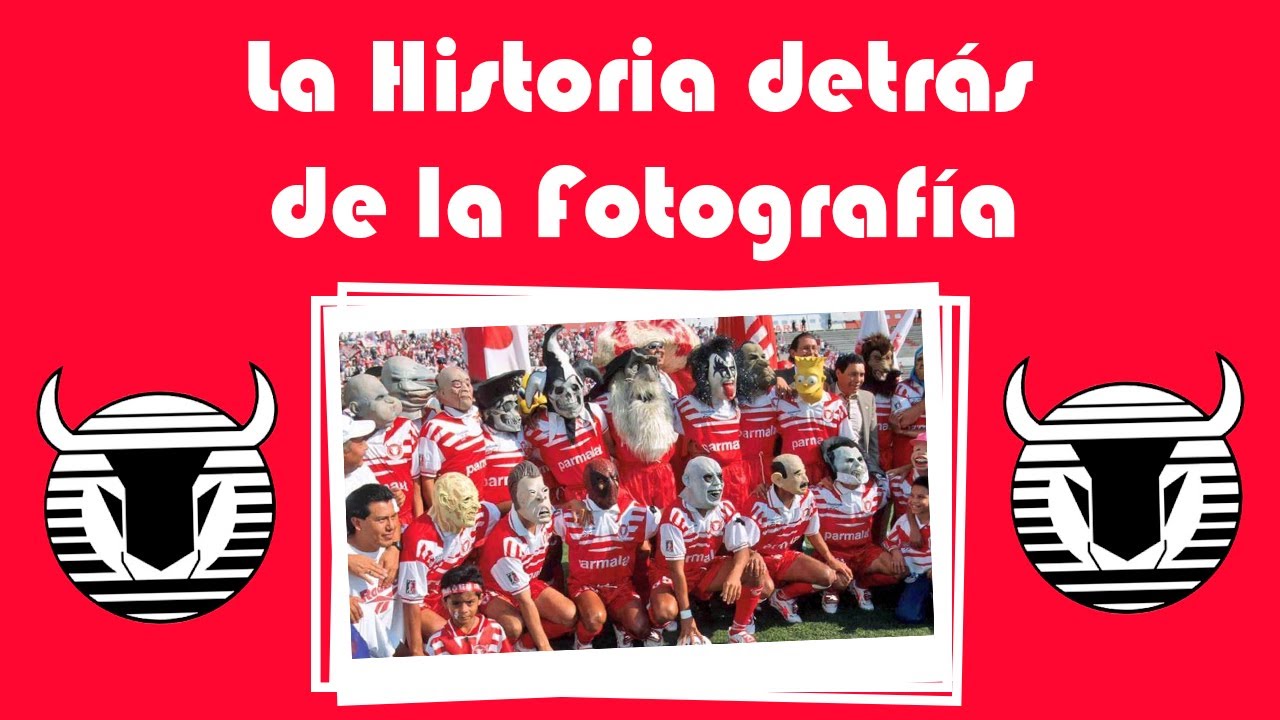 Toros Neza y la historia de la foto con máscaras 🔴⚪ - YouTube