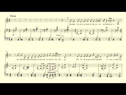 Rast – Schubert – accompaniment in A minor