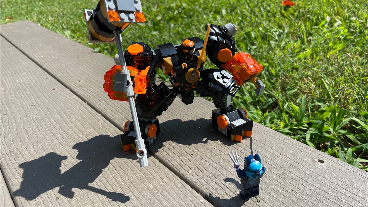 LEGO NINJAGO: COLES ELEMENTAL EARTH MECH (Build +Review) - YouTube