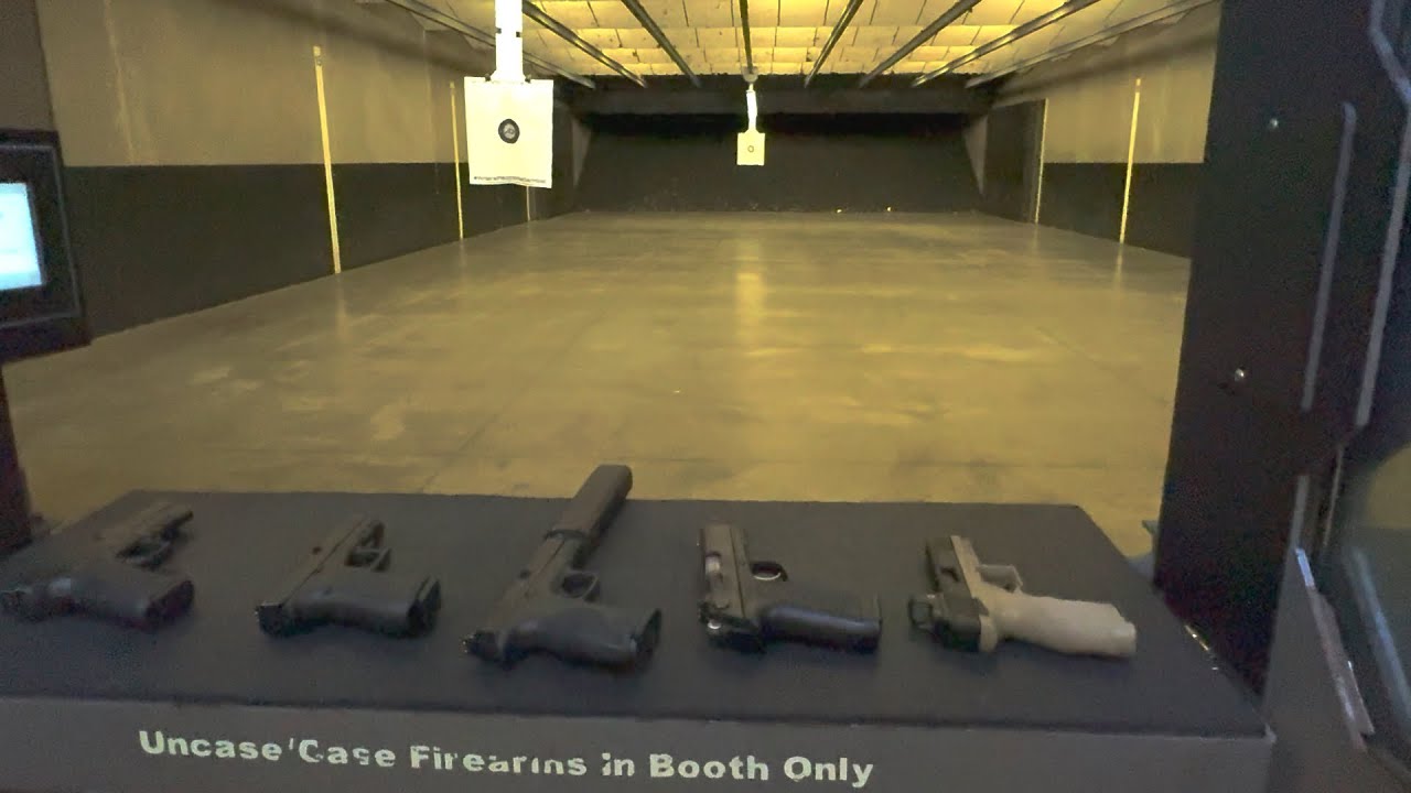 Trying Out Some New Guns / Indoor Gun Range @ Ann Arbor Arms - YouTube