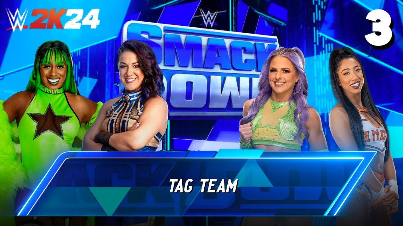 WWE 2K24 Smackdown Nov 1 2024 - Bayley gets the WIN! - YouTube