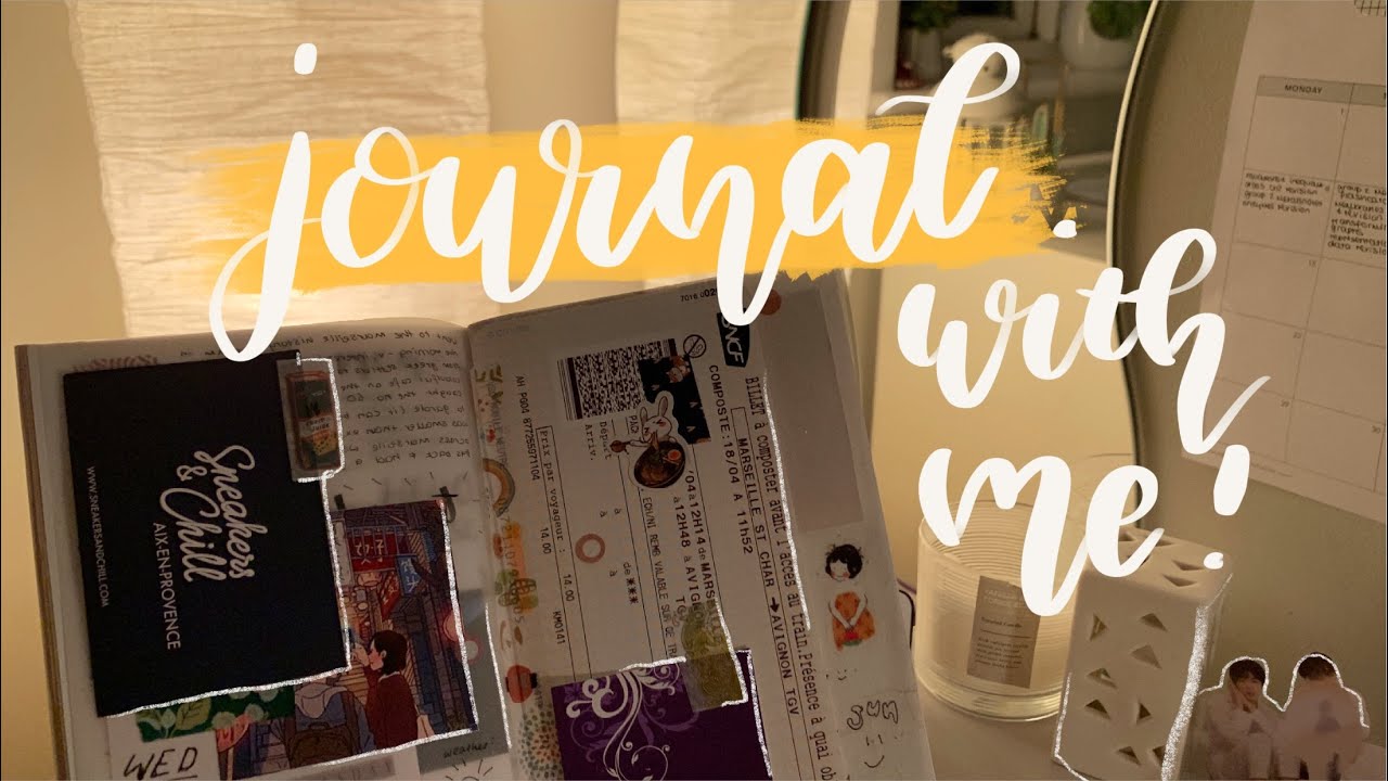 real time journal with me - the handmade journal - YouTube