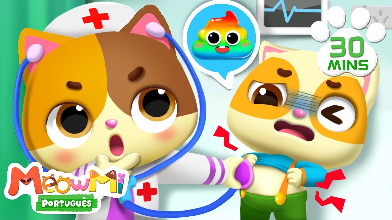 🐱 Show da Família Gato - Dra. Mimi, Quero Fazer Cocô 💩 | +Completo ...