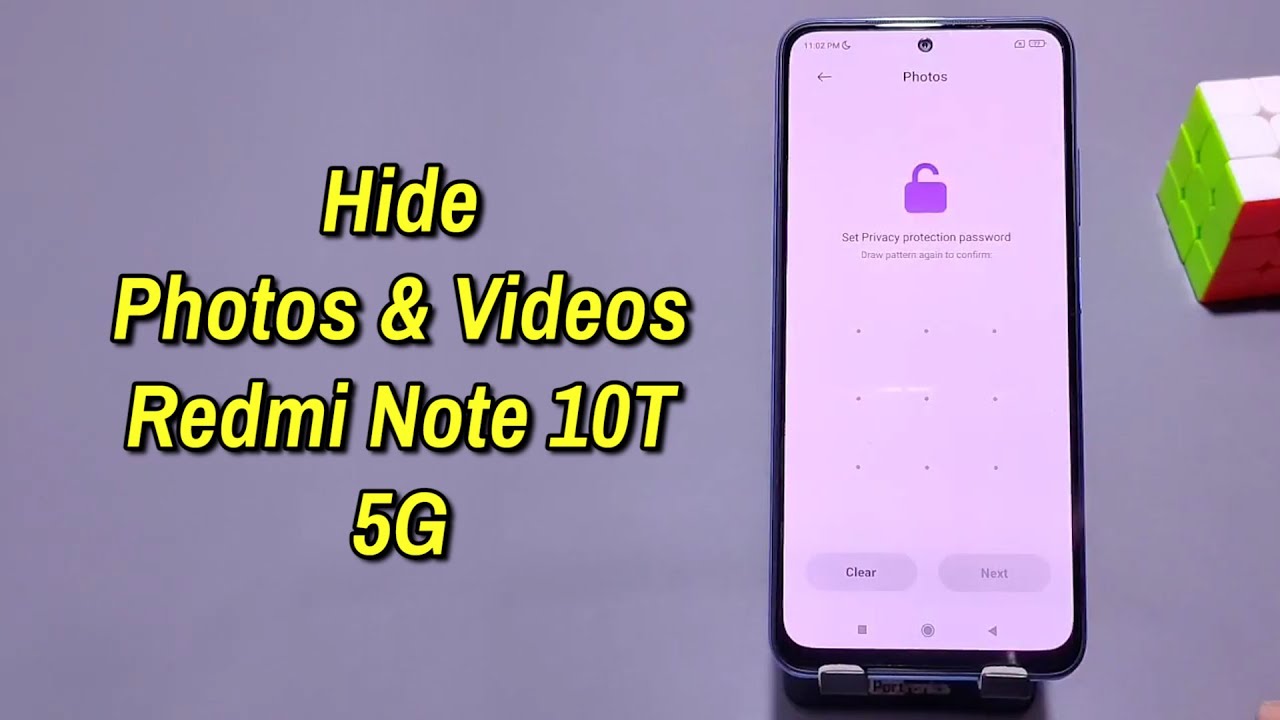How to Hide Photos & Videos in Redmi Note 10T 5G - YouTube